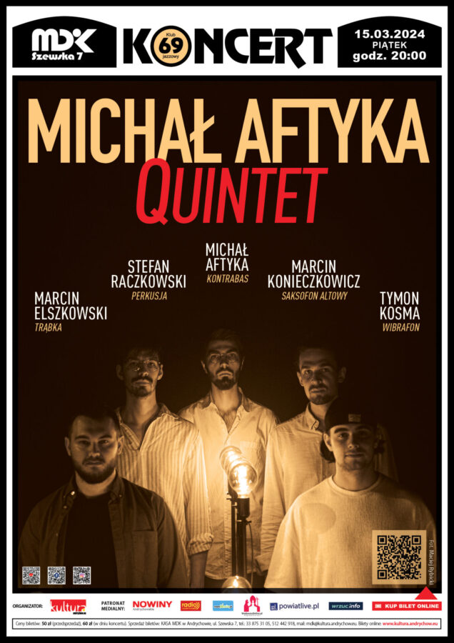 Koncert: MICHAŁ AFTYKA QUINTET - Radio Andrychów